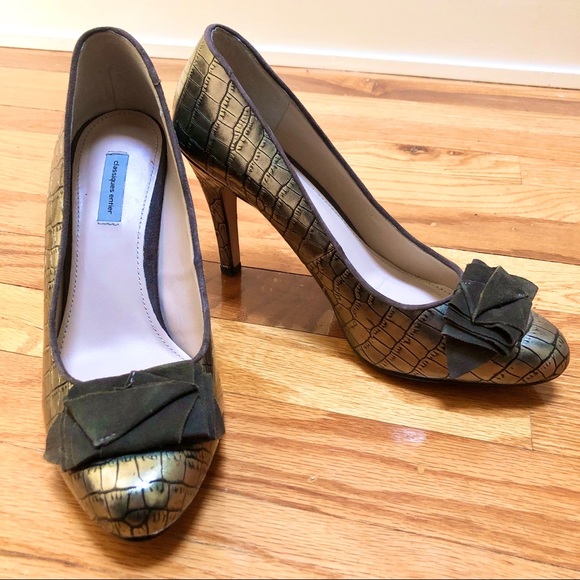 Classiques Entier | Shoes | Classiques Entier Faux Alligator Metallic ...